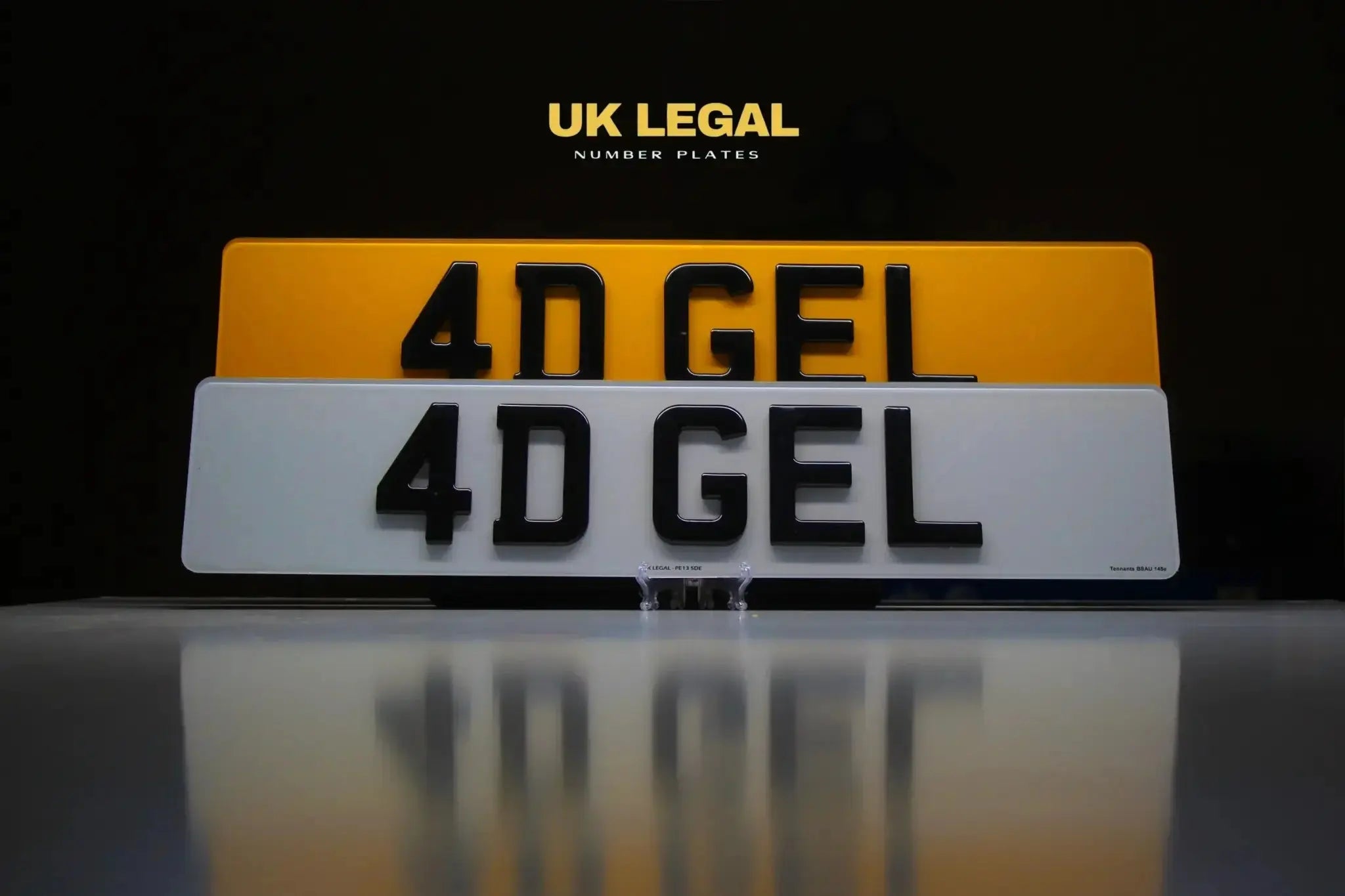 4D Gel Legal Number Plate maker- Mot Compliant Custom made - PlateLuxe